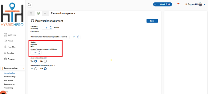 When do user sessions expire due to inactivity? – HybridHero