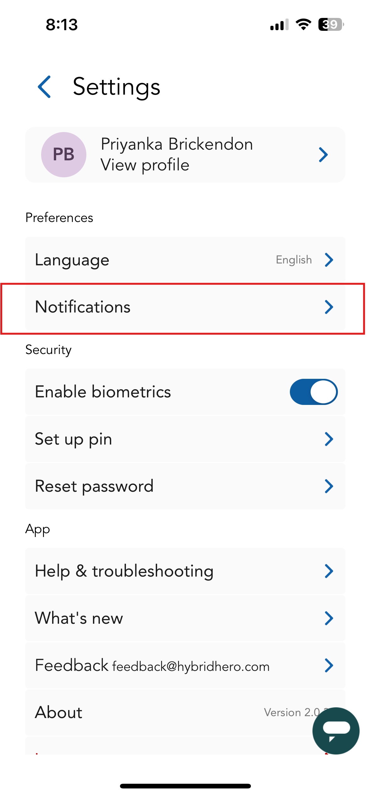 Mobile Guide: How to configure Notification preferences? – HybridHero
