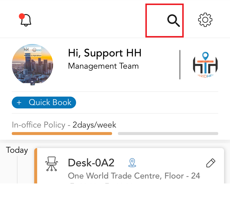 How to Find colleague's Booking on Floor? (Mobile) – HybridHero