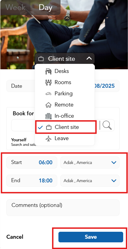 Quick Book: How to Make a Client Site Booking ? – HybridHero