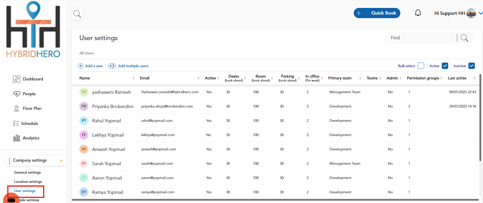 How to Make Users Active or Inactive ? – HybridHero